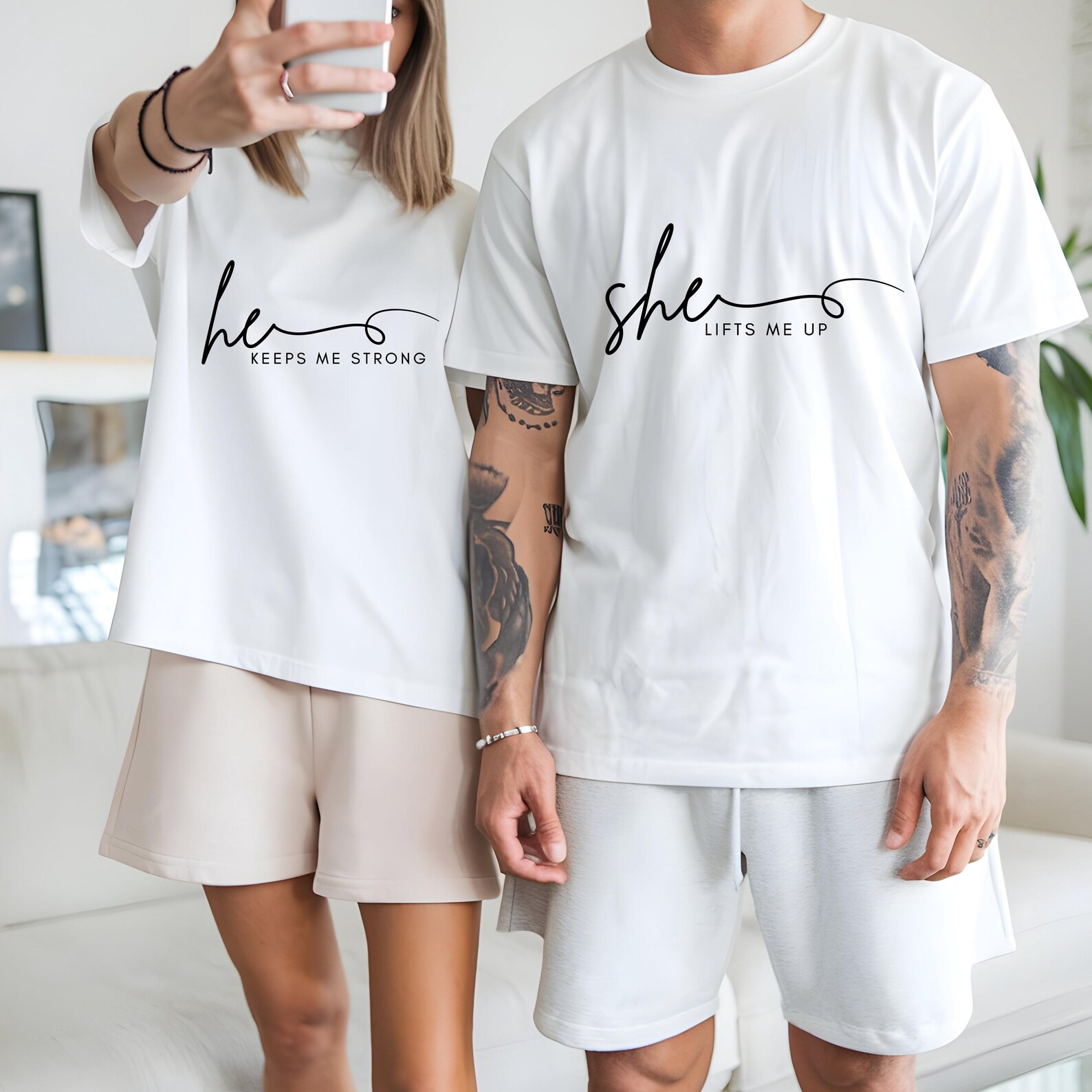 Matching Couple SVG Bundle,couple Shirts Svg, Matching Outfits for ...