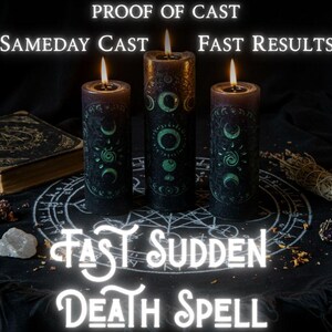 FAST SUDDEN DEATH Spell | Instant Justice | Death Curse | Voodoo Hex ...