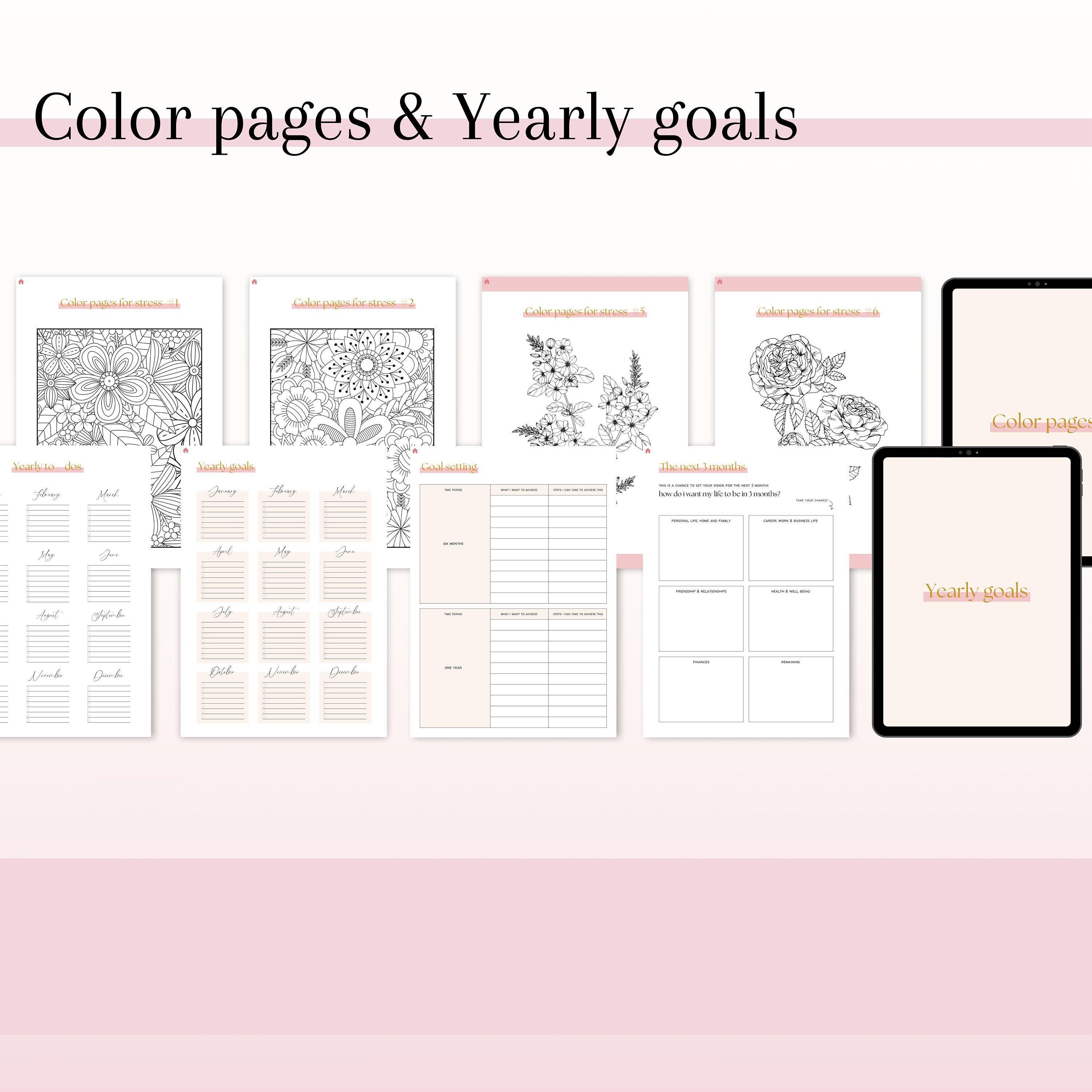 Boho Digital Planner 2024, Digital Planner iPad Boho, Digital Planner ...