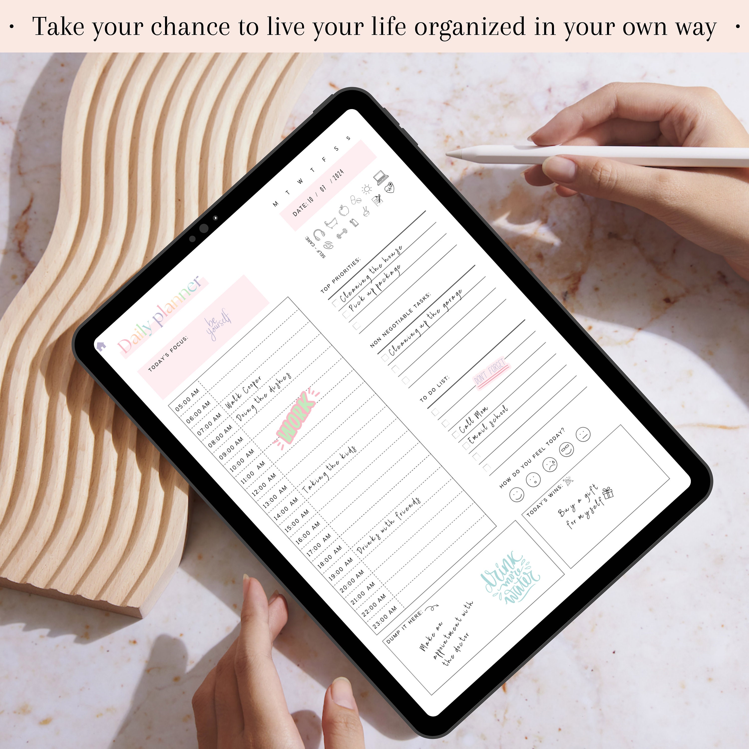 Colorful Digital Planner 2024, Digital Planner iPad Colorful, Colorful ...