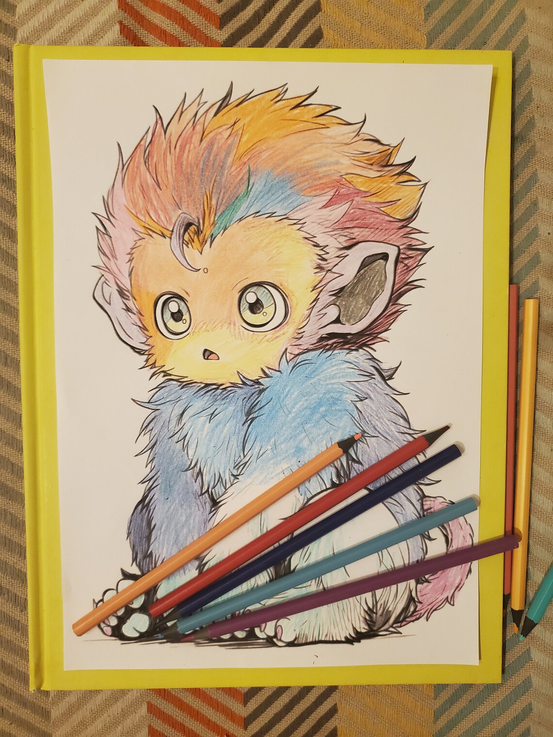 Coloring Page, for Child, Baby Monkey - Etsy