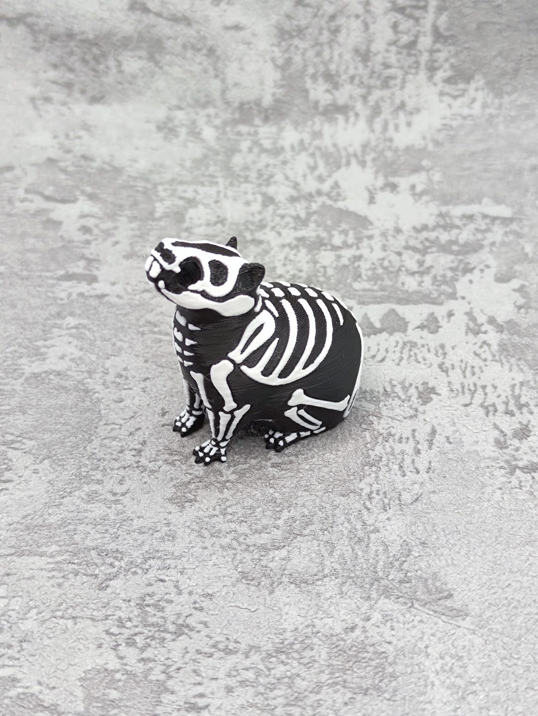 Capybara Skeleton Keychain - Etsy