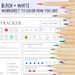 Printable Daily Mood Tracker Chart - Instant Download, Simple Black and ...