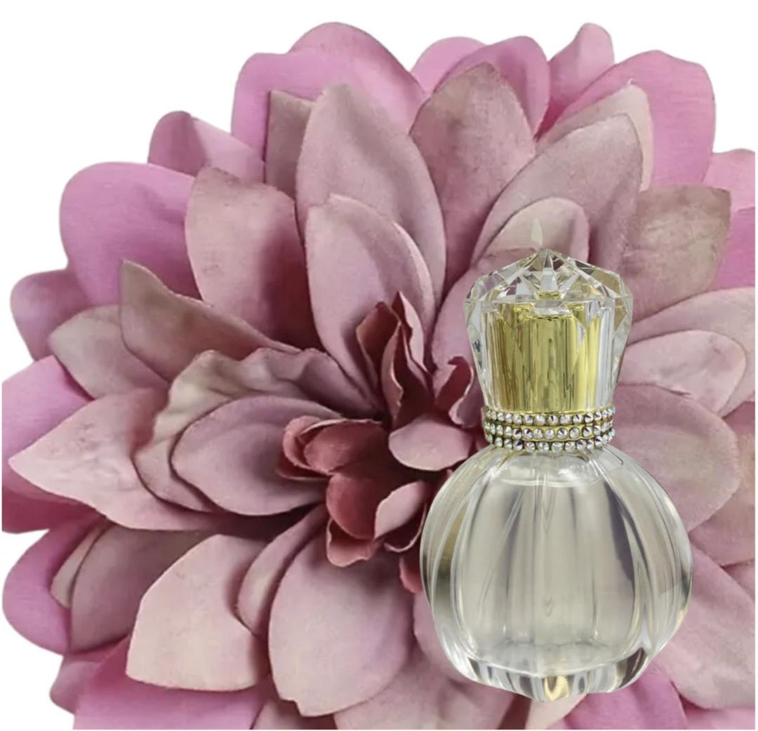 Jeweled Perfume Bottle With Stunning Preciosa Crystals 'the Diamond ...