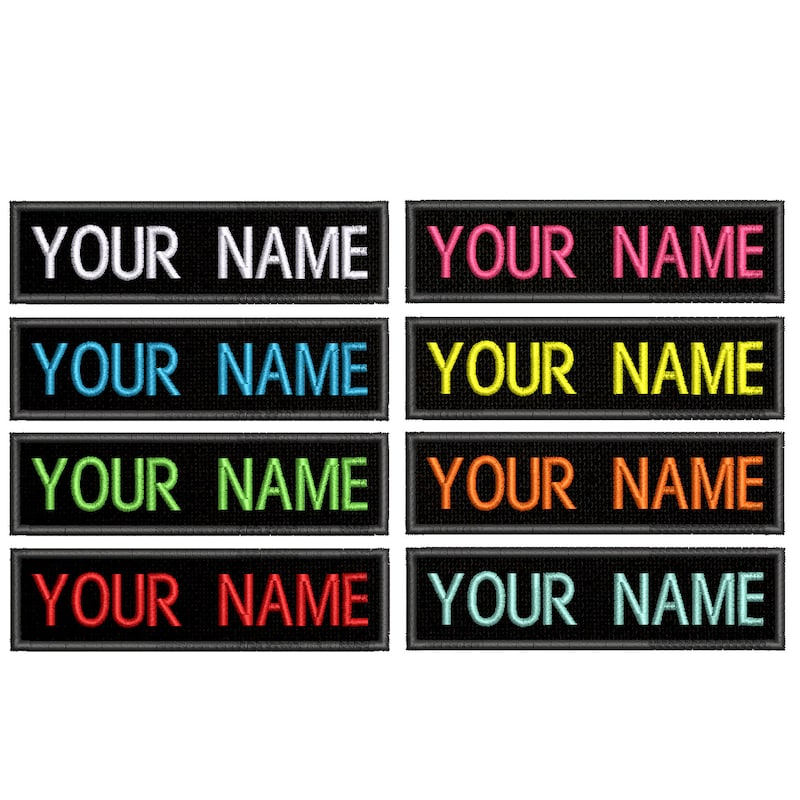 Velcro Name Tag - Etsy