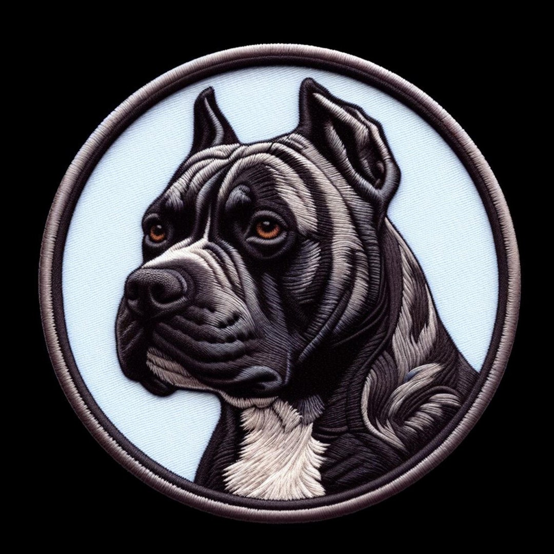 Pitbull Patch/iron-on Patch/dog Patch/dog Breed/family Pet Gift/sew-on ...