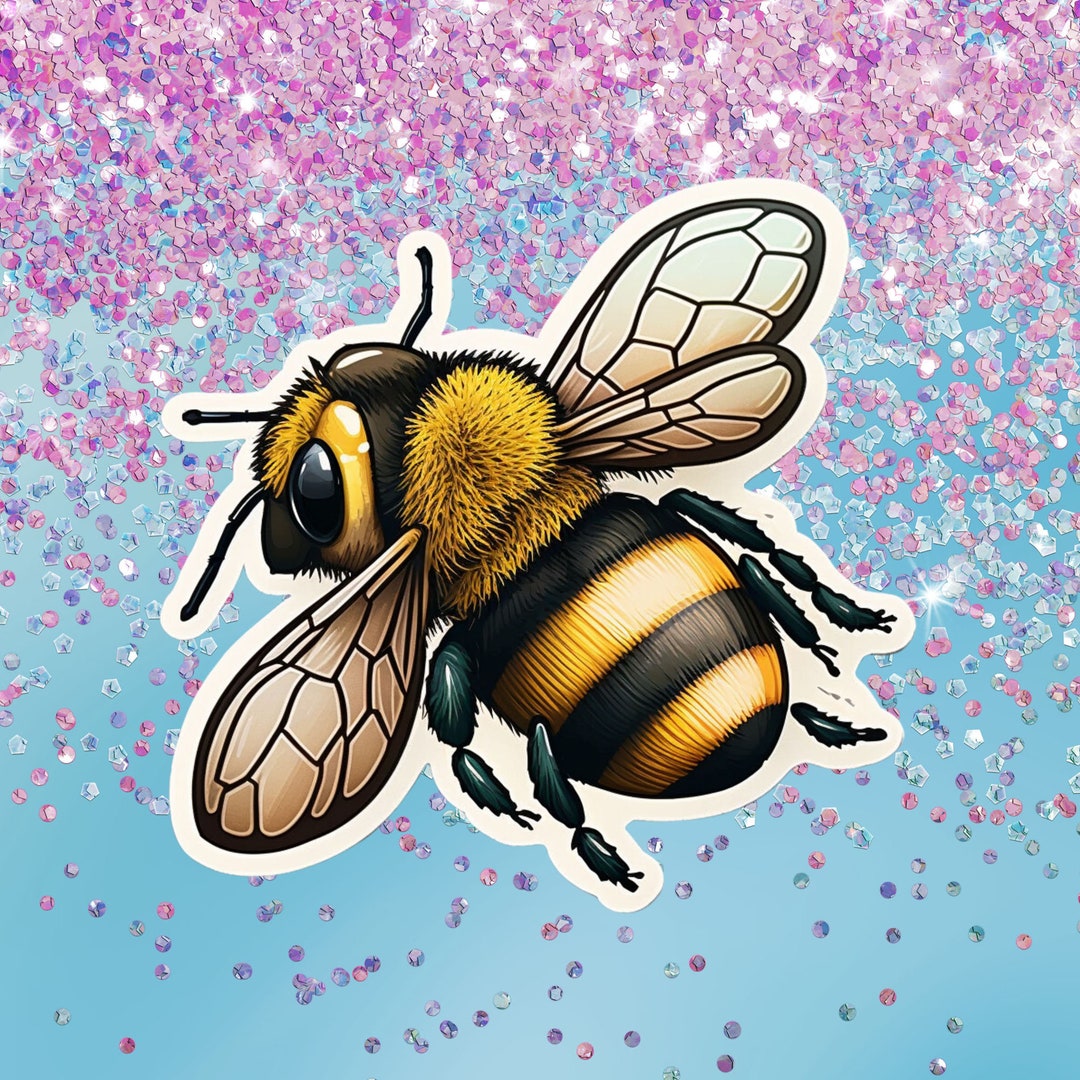 Bumble Bee Sticker, Animal & Insect Sticker, Auto Truck Window Bumper ...