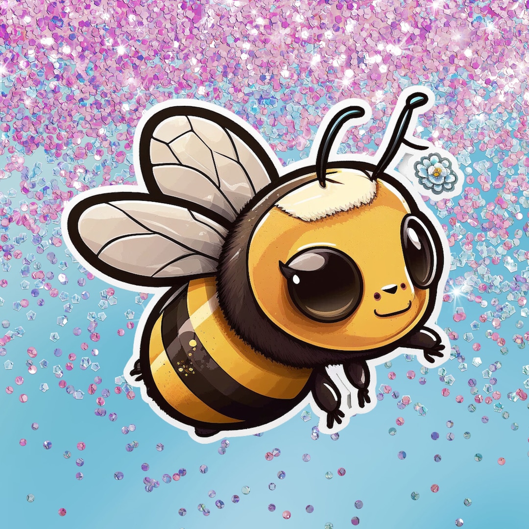 Bumble Bee Sticker, Animal & Insect Sticker, Auto Truck Window Bumper ...