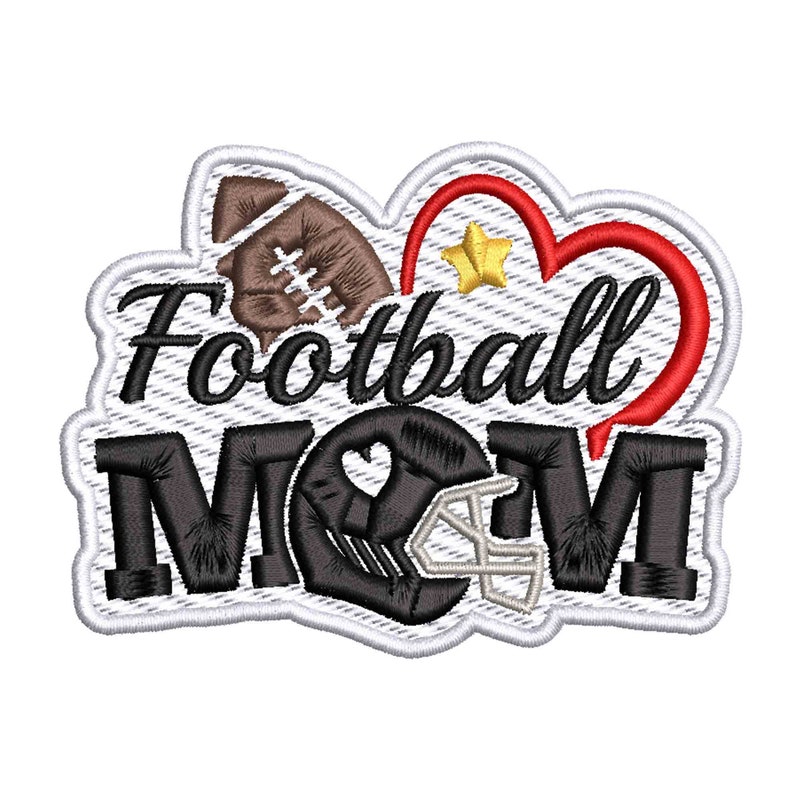Football Mom Iron On - Etsy