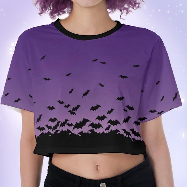 Gothic Goth Crop Top - Etsy