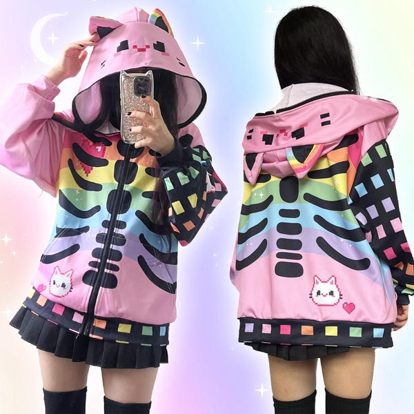 Goth Light Jacket - Etsy UK