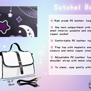 Drippy Pastel Goth Hand Bag and Wallet Set, Yami Kawaii Star Moon Cute ...