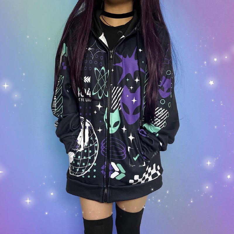 Purple Sci Fi Jacket - Etsy