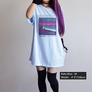 80s City Pop T Shirt Gradient Tropical Sunset Beach Retro 90s Jpop ...
