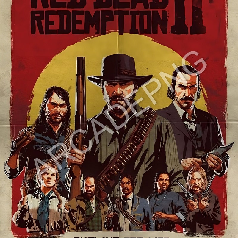 Red Dead Redemption 2 - Etsy