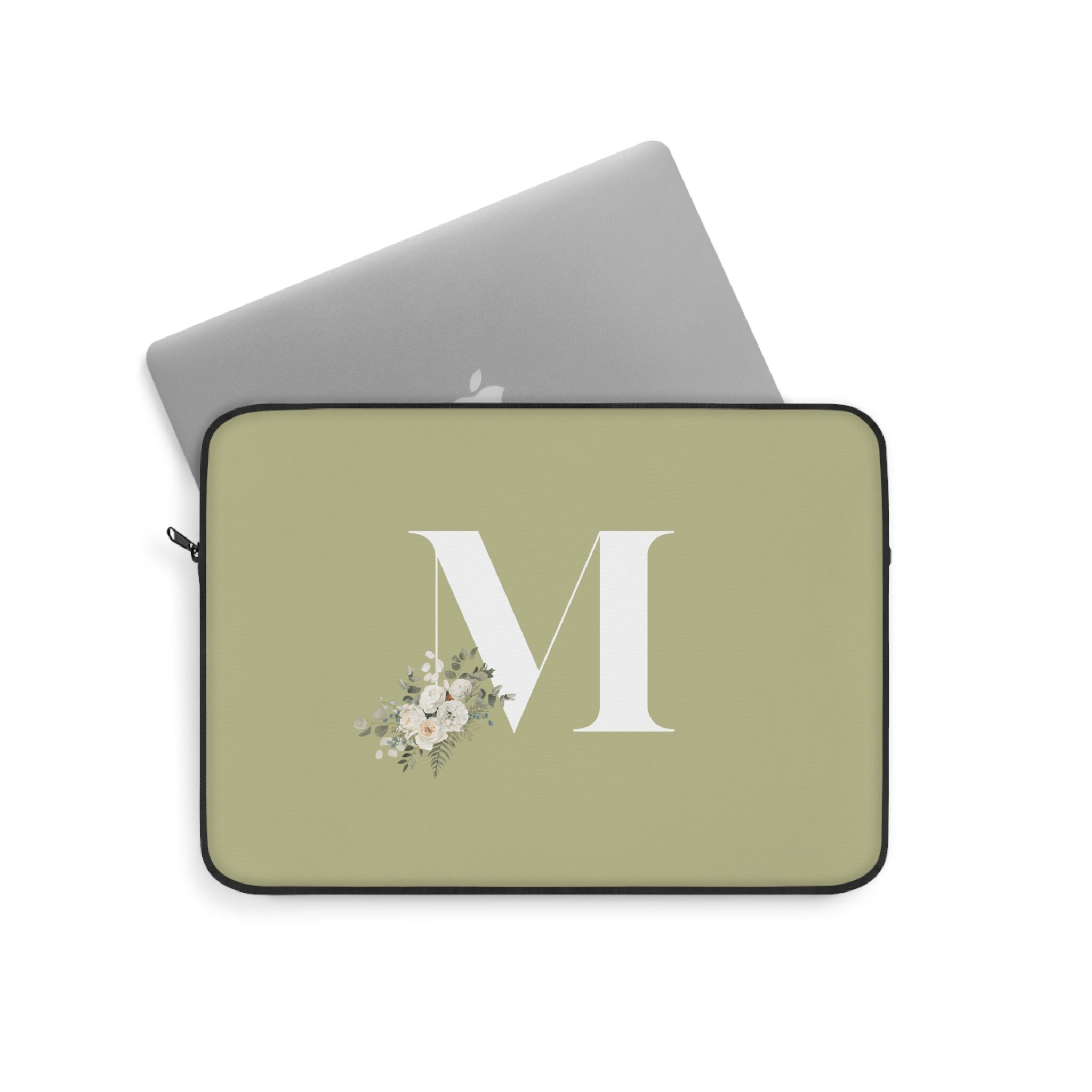 Custom Laptop Sleeve With Initial, Custom Name for Laptop Sleeve and ...