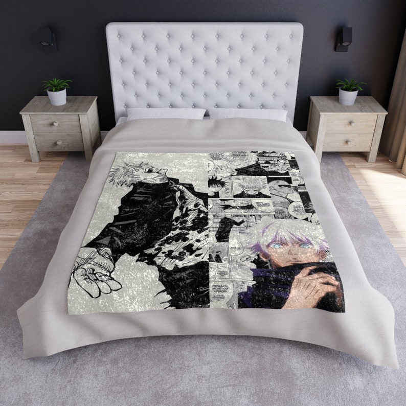 Gojo Satoru - Jujutsu Kaisen Crushed Velvet Blanket - Etsy