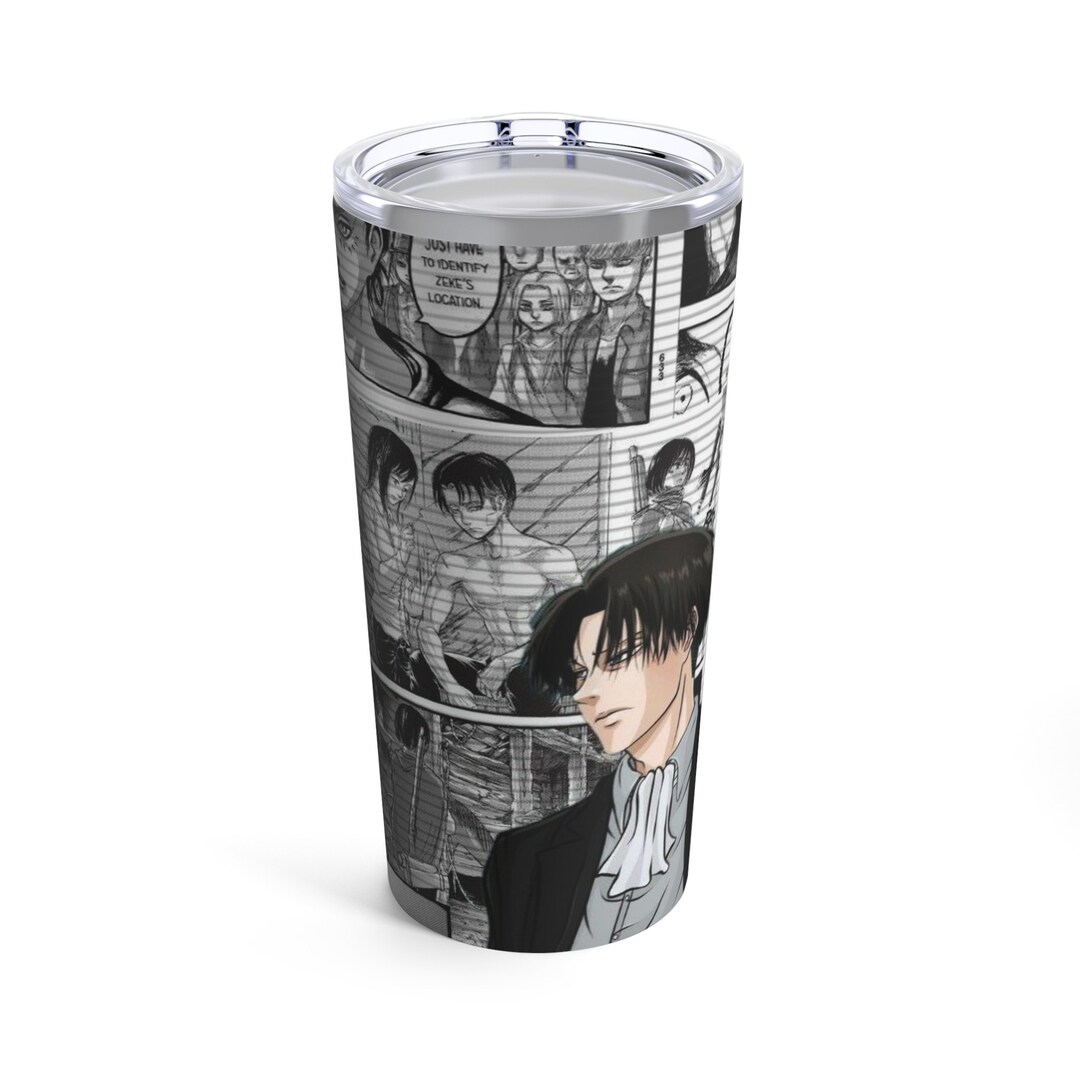 Levi Attack on Titan Tumbler 20oz - Etsy