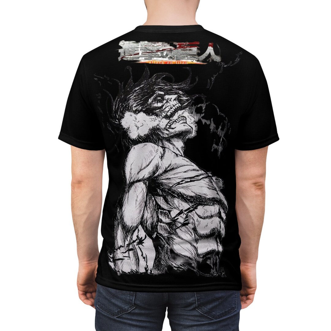 Eren Titan - Attack on Titan Unisex Cut & Sew Tee (AOP) - Etsy