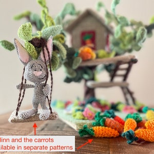 Furry Flinn Tree House Crochet Pattern English & Deutsch - Etsy