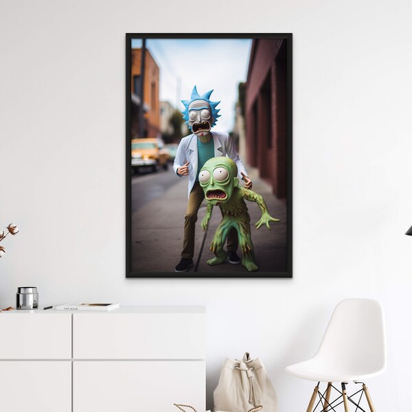 Realistic Rick and Morty - Etsy