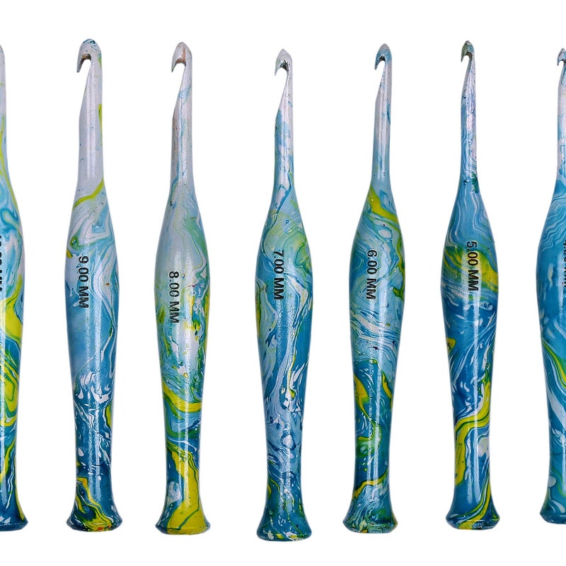 Resin Crochet Hook Set - Etsy