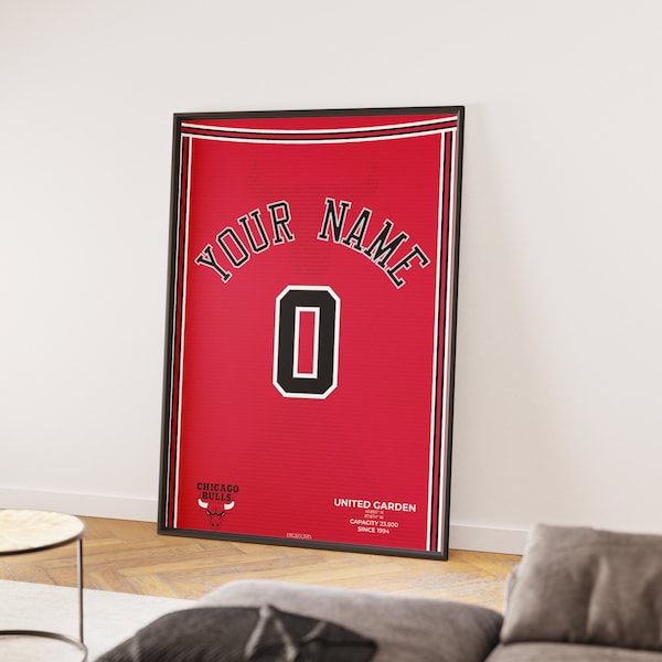 Chicago Bulls Frame - Etsy