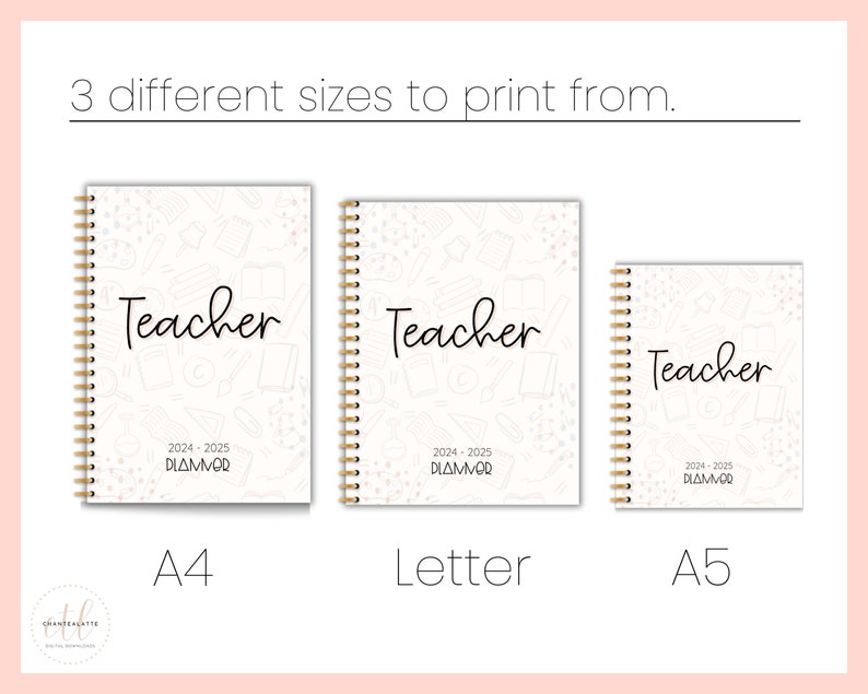2024-2025 Soft Minimalist Monthly-weekly Teacher Planner - Etsy