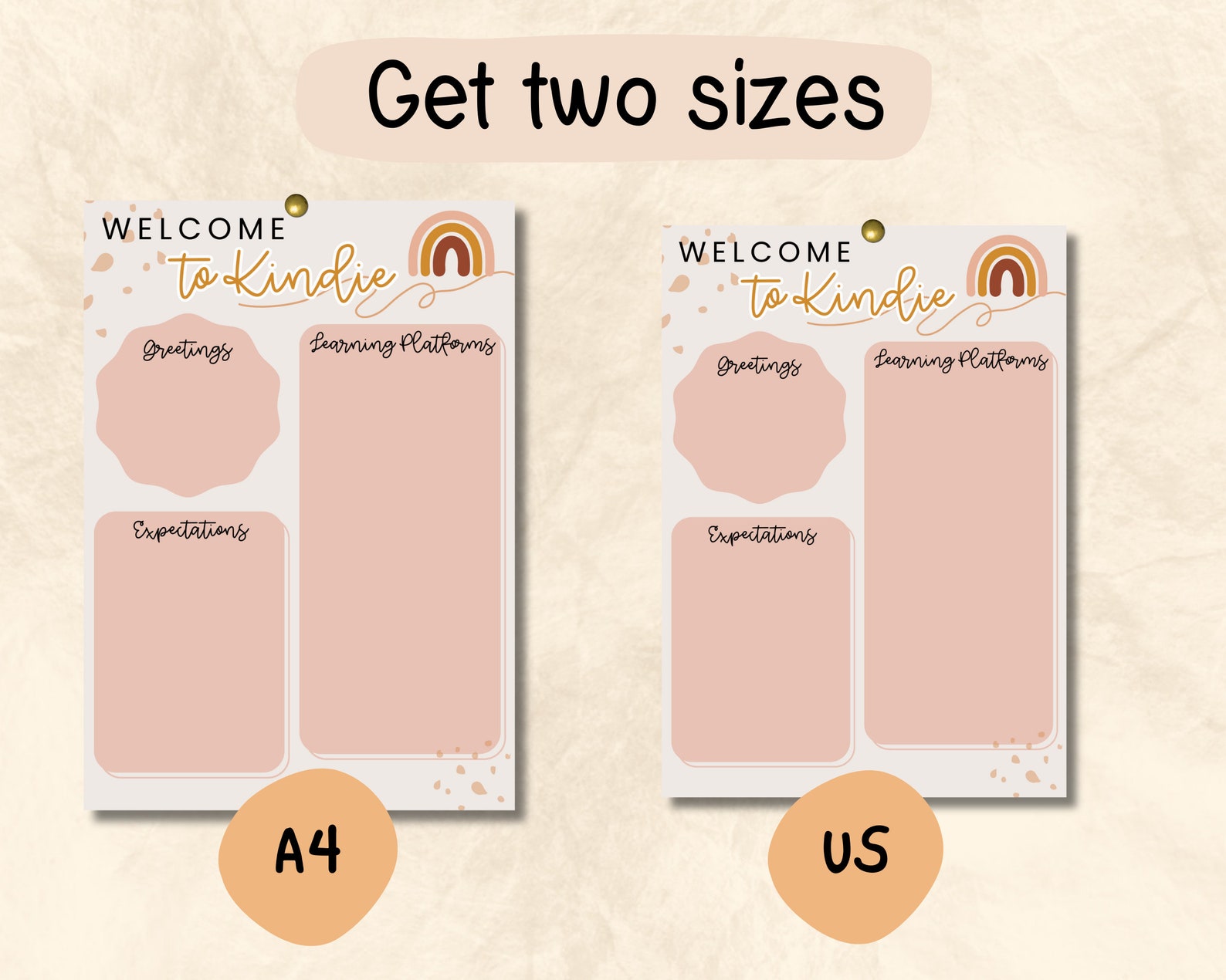 Class Welcome Letter Editable Template - Modern Boho - Etsy