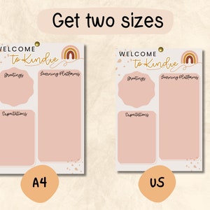 Class Welcome Letter Editable Template - Modern Boho - Etsy