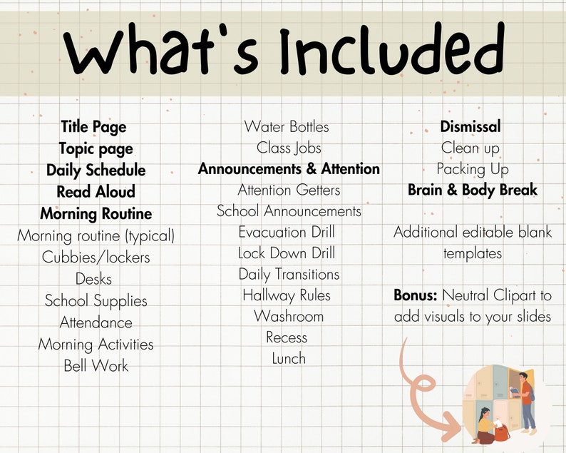 Classroom Routines & Procedures Slides - Simple Neutral Powerpoint ...