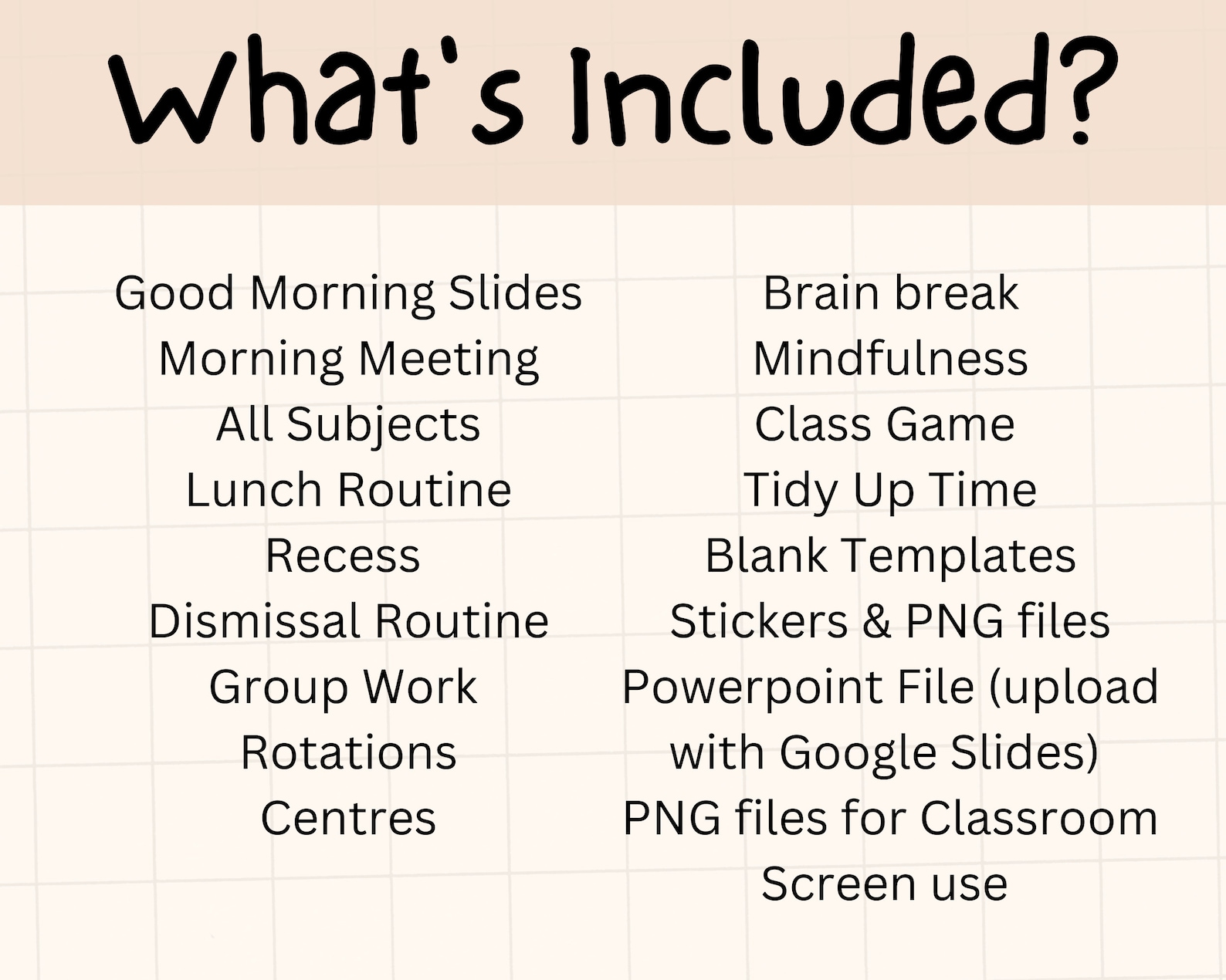 Ultra Simple Soft Daily Classroom Slides - Editable Templates - Etsy
