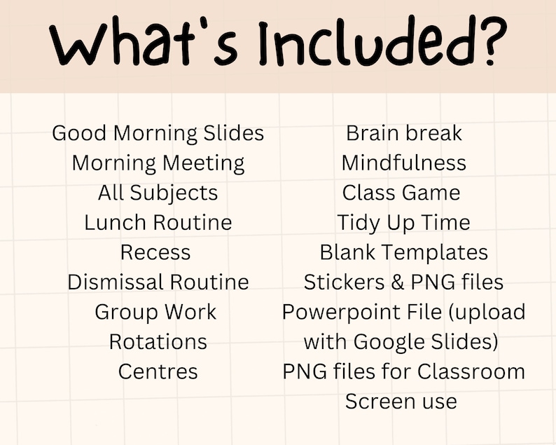 Ultra Simple Soft Daily Classroom Slides - Editable Templates - Etsy