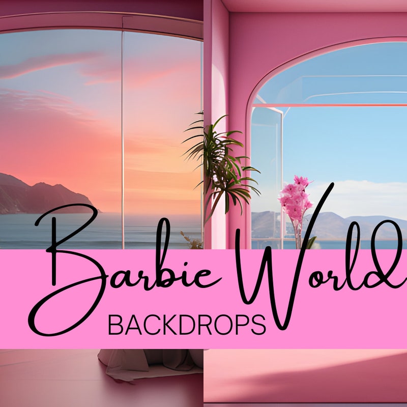 Barbie Backdrop - Etsy