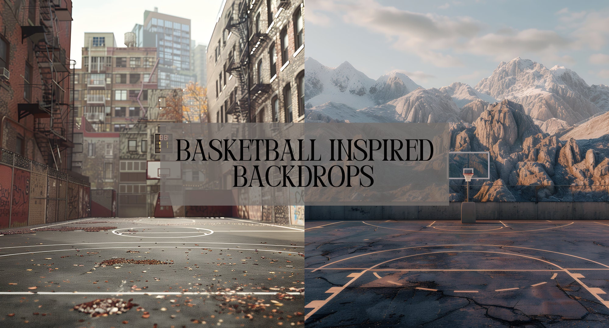 20 Basketball Backdrops | 1:1 Ratio | Basketball Court Backgrounds ...