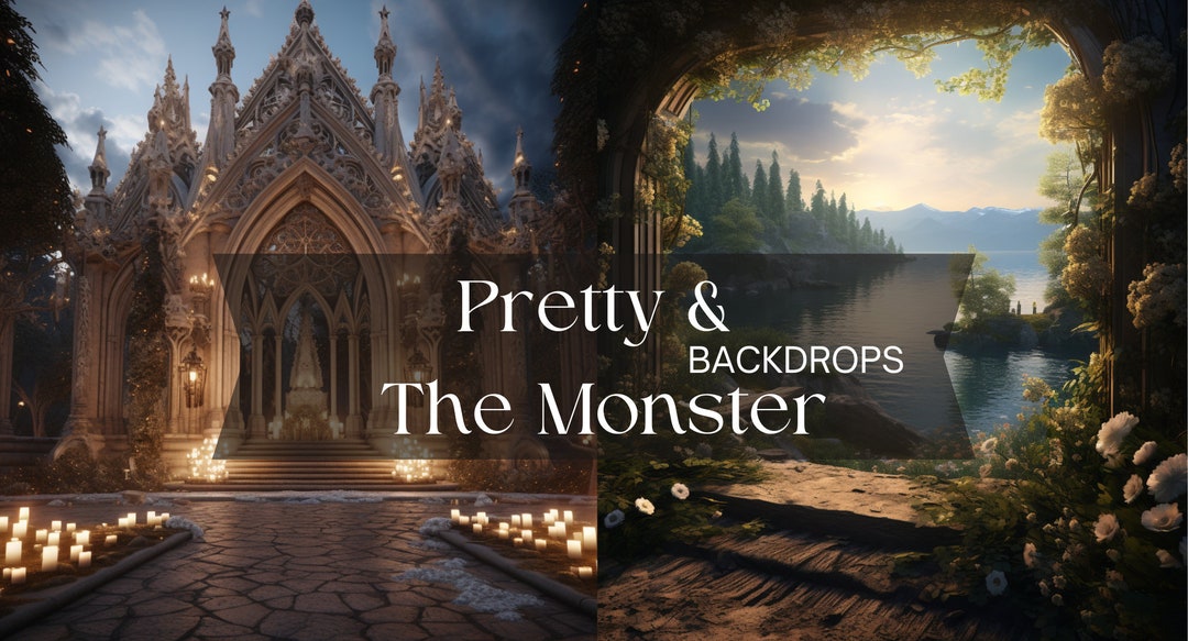20 Pretty and Monster Backdrops | 1:1 Ratio | Fantasy Backgrounds ...