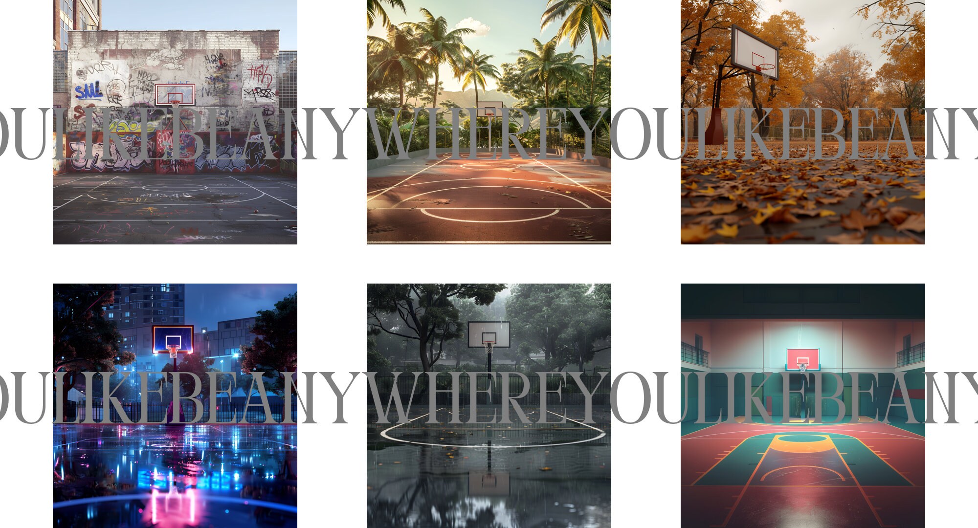 20 Basketball Backdrops | 1:1 Ratio | Basketball Court Backgrounds ...