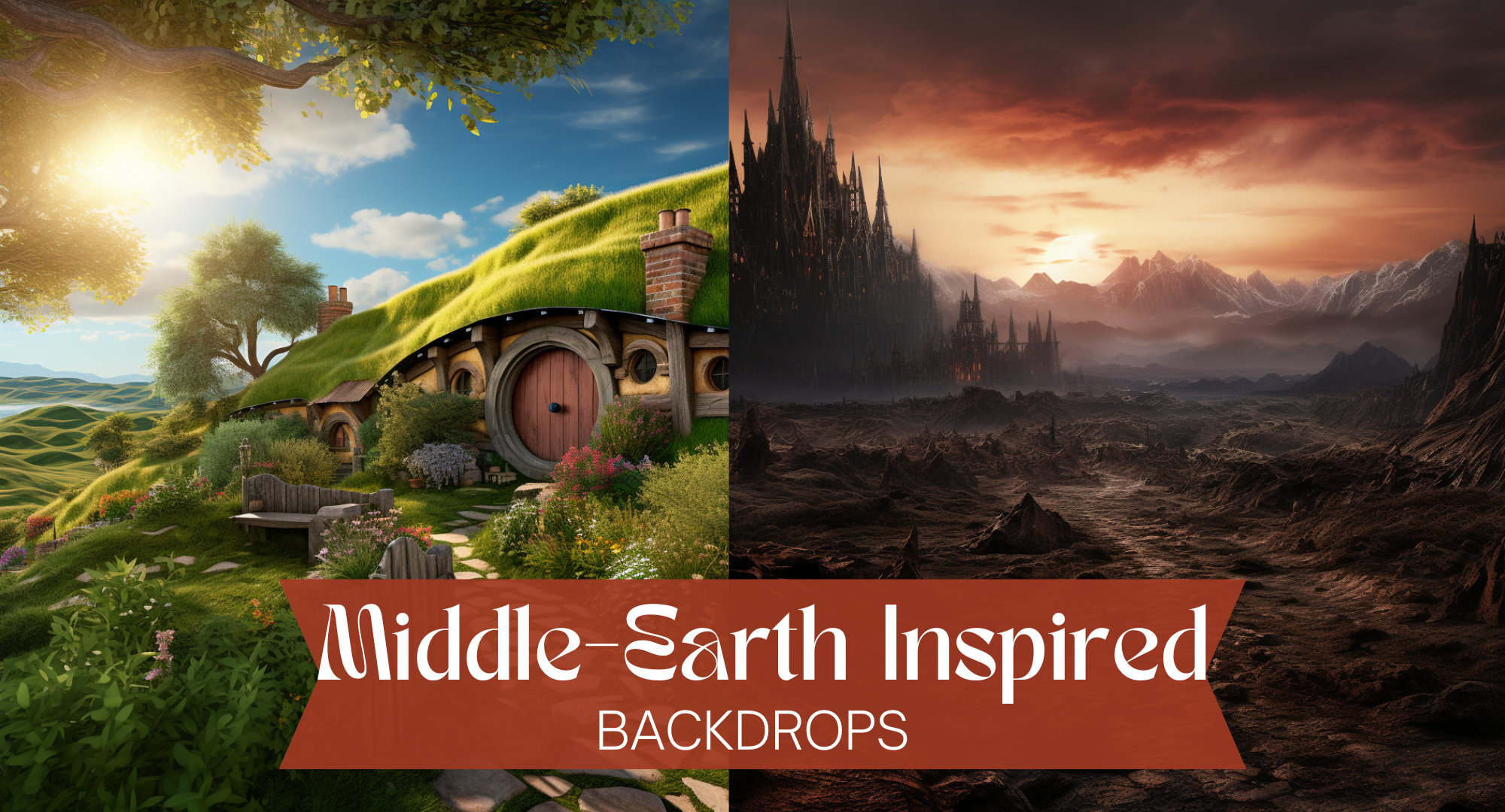 24 Middle-earth Inspired Backdrops | 1:1 Ratio | Fantasy Landscapes ...