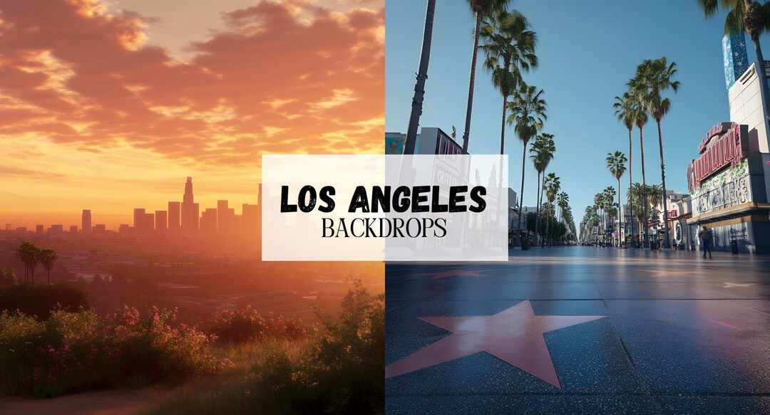 20 Los Angeles Backdrops | 1:1 Ratio | Los Angeles Backgrounds ...