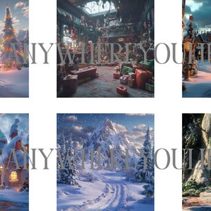 20 How the Grinch Stole Christmas Backdrops | 1:1 Ratio | Photoshop ...