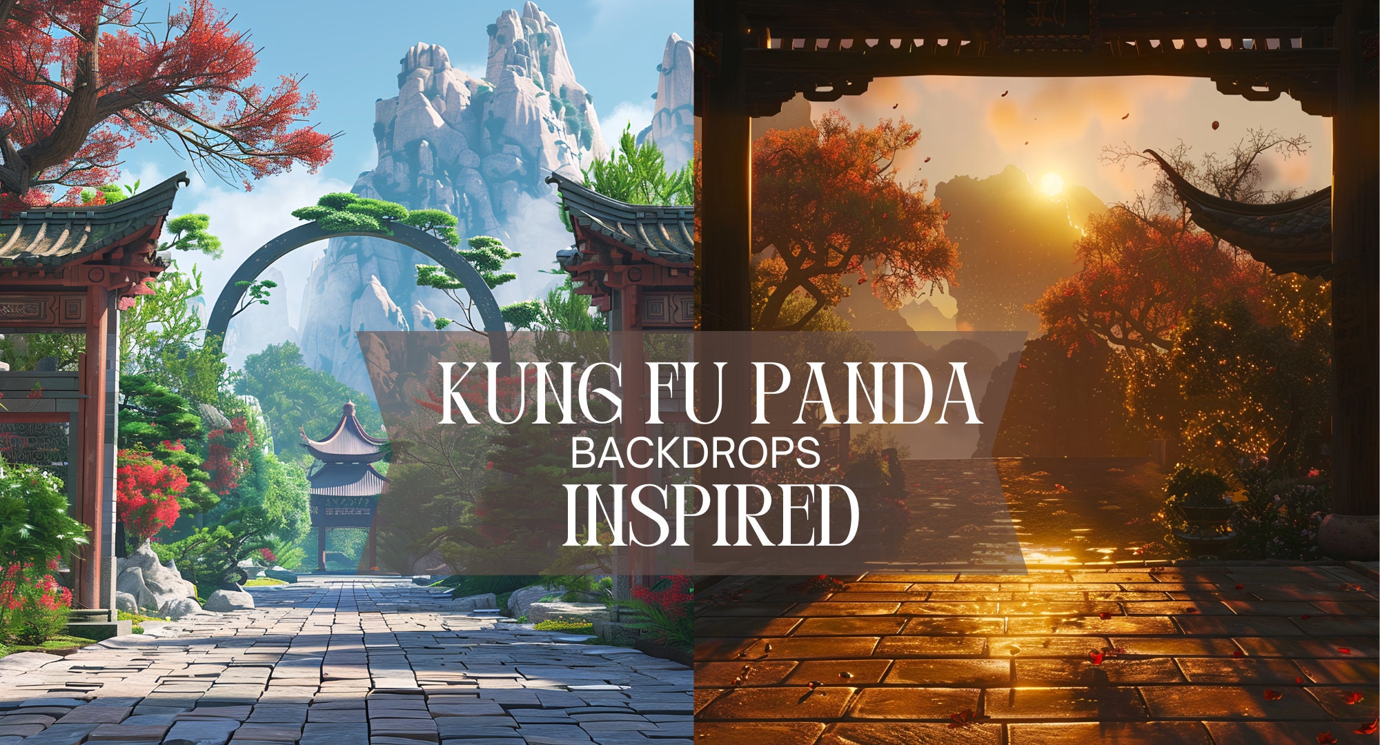 20 Fighting Panda-inspired Backdrops | 1:1 Ratio | Martial Arts ...