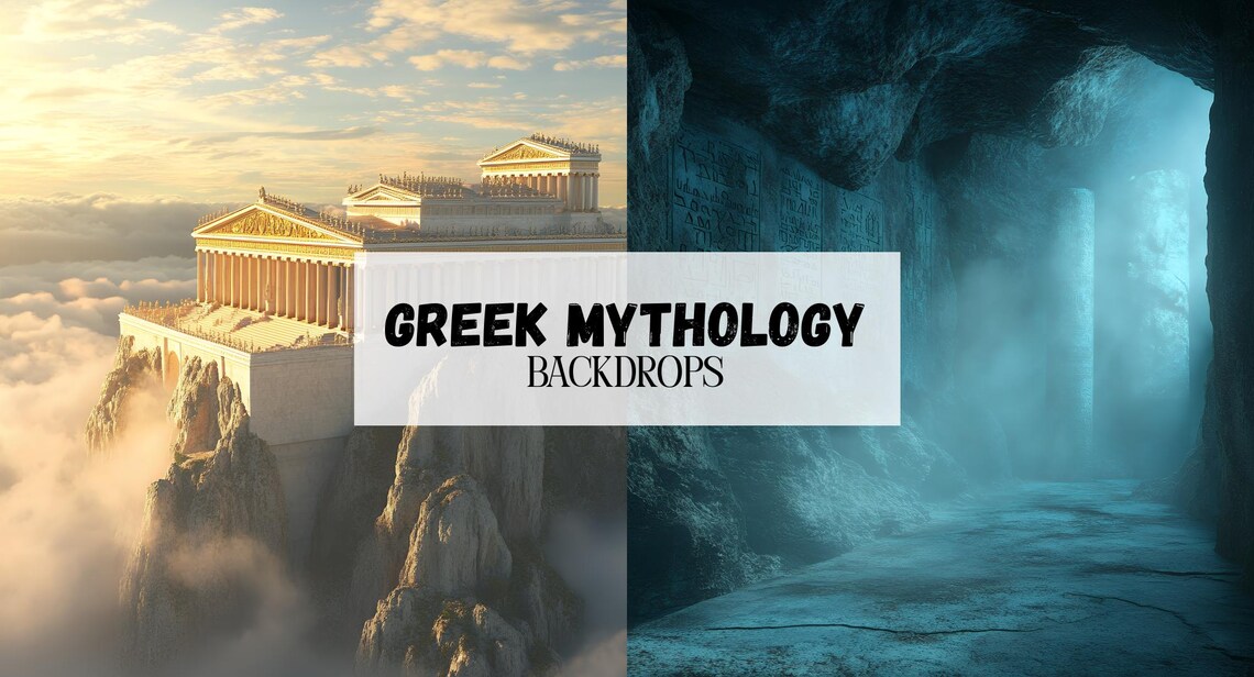 20 Greek Mythology Digital Backdrops: Whimsical Photography Overlays ...