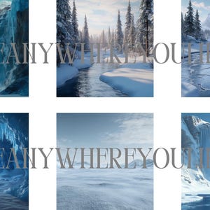 Ice Age Movie Backdrops: Whimsical Digital Overlays (digital Download ...