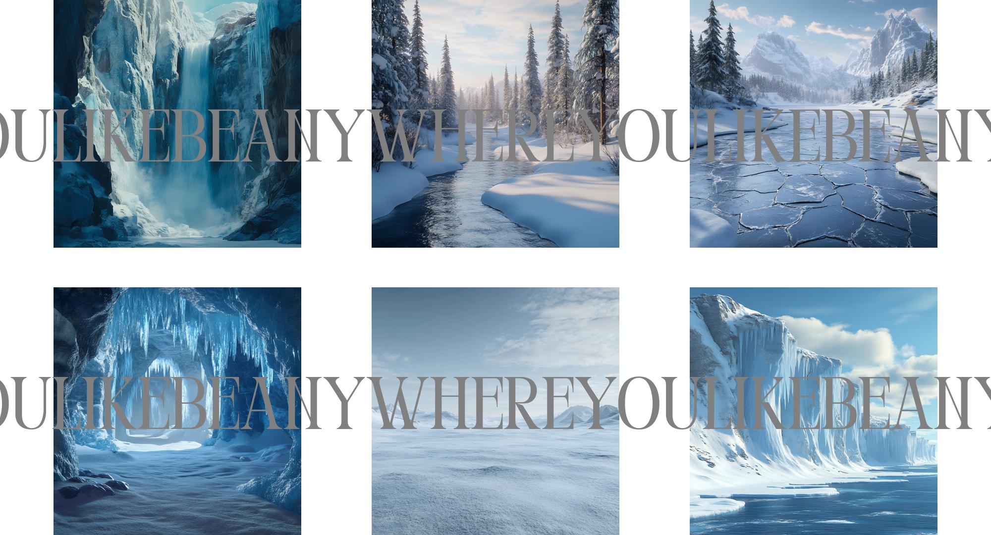 Ice Age Movie Backdrops: Whimsical Digital Overlays (digital Download ...