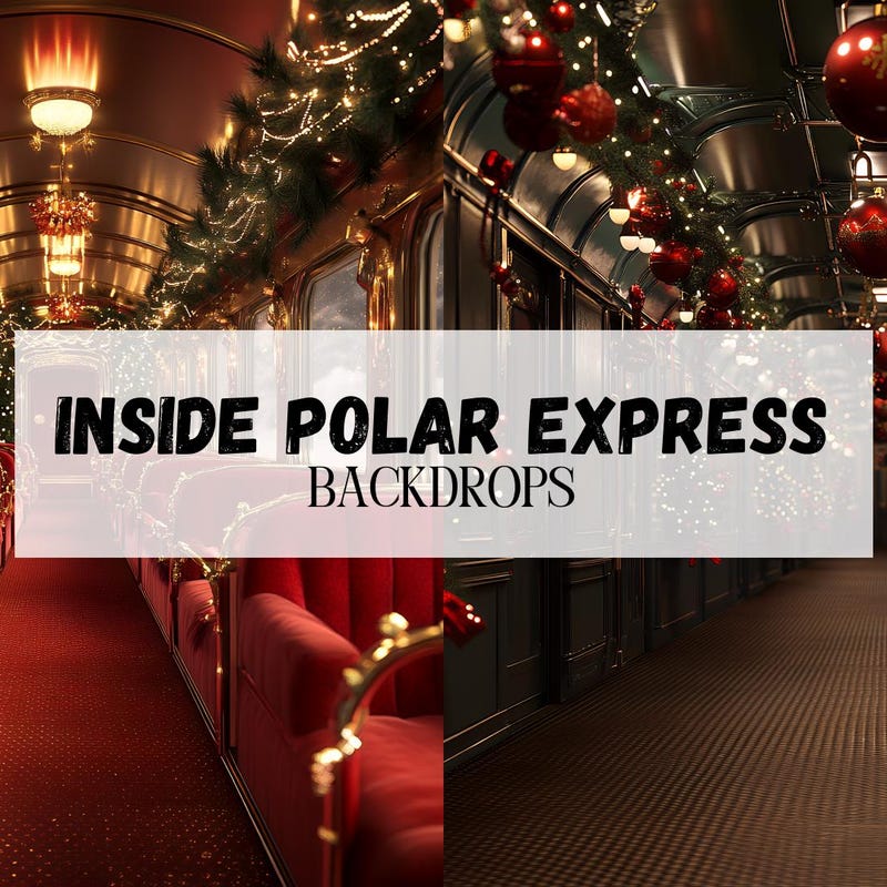 Polar Express Window Decorations - Etsy