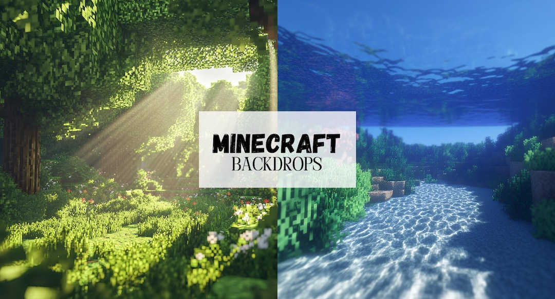 20 Minecraft Backdrops | 1:1 Ratio | Minecraft Backgrounds | Photoshop ...