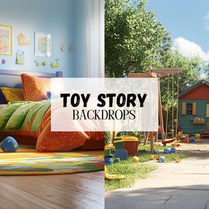 20 Toy Adventure Backdrops | 1:1 Ratio | Toy Adventure Backgrounds ...