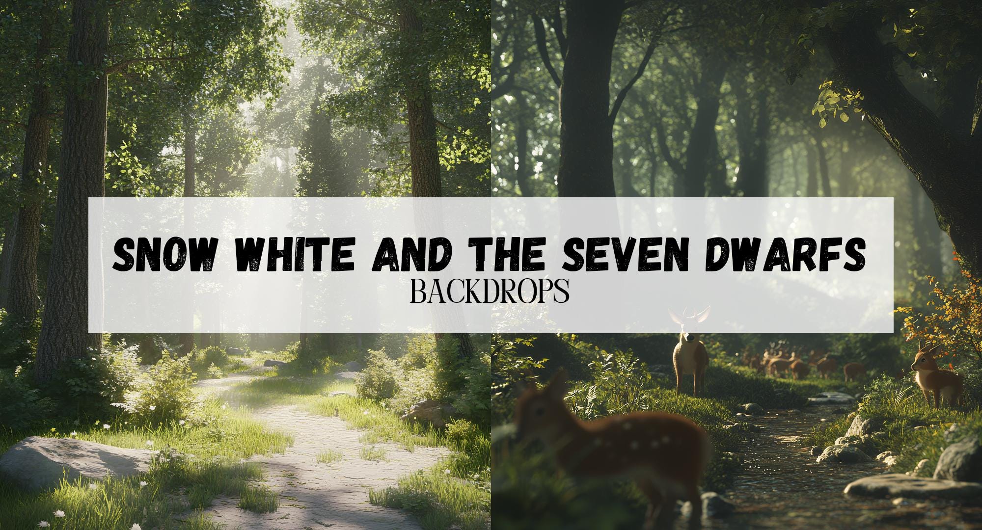 20 Snow White and the Seven Dwarfs Backdrops | 1:1 Ratio |photoshop ...