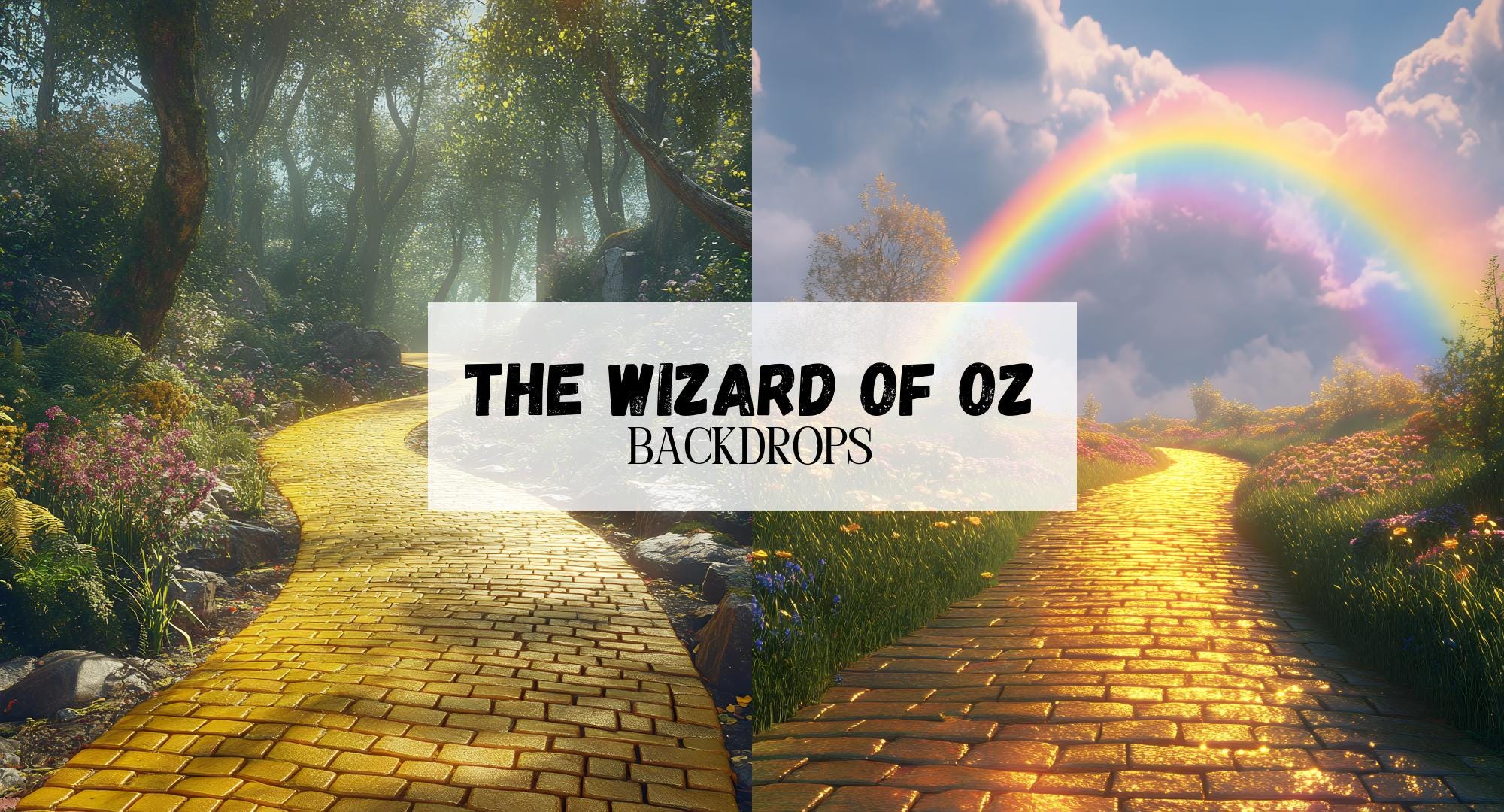 20 the Wizard of Oz Backdrops | 1:1 Ratio | the Wizard of Oz ...