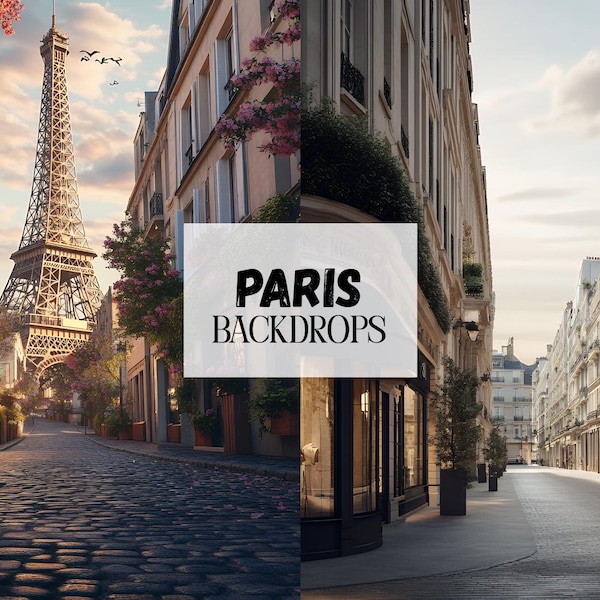 Paris Backdrop - Etsy